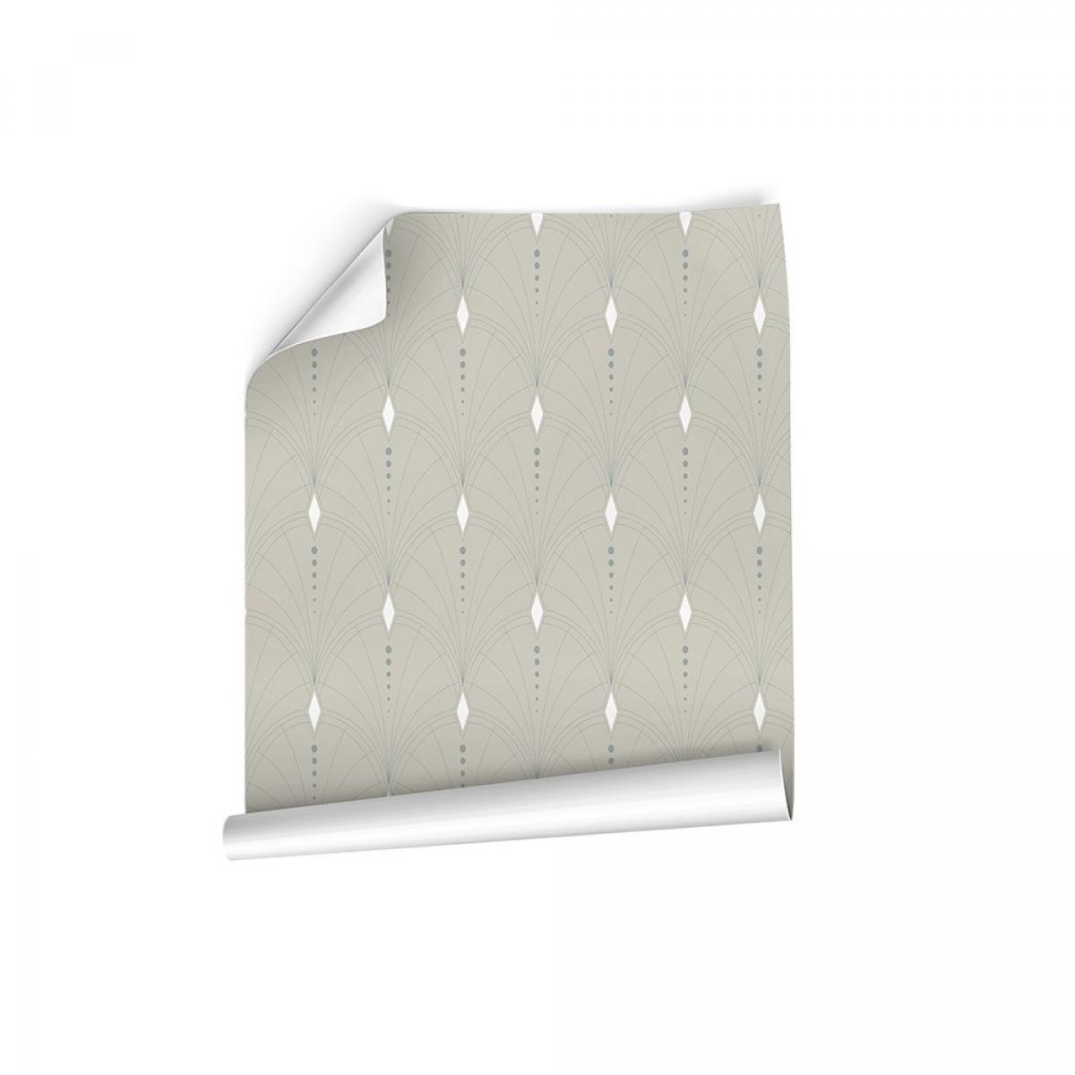 Rollo de papel pintado salón de dos paneles autoadhesivos canvas BUILDING