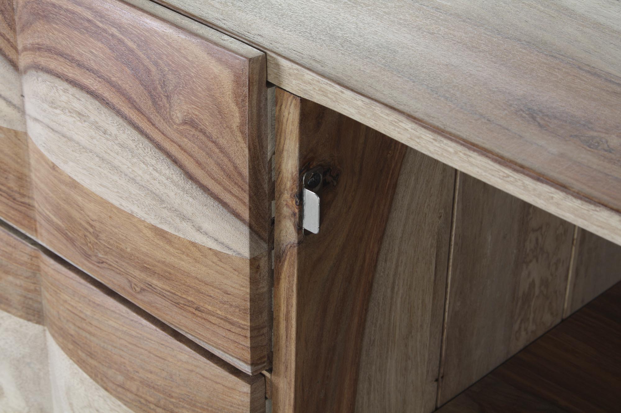 BUFFET SHEESHAM 162X42X72 ONDAS NATURAL