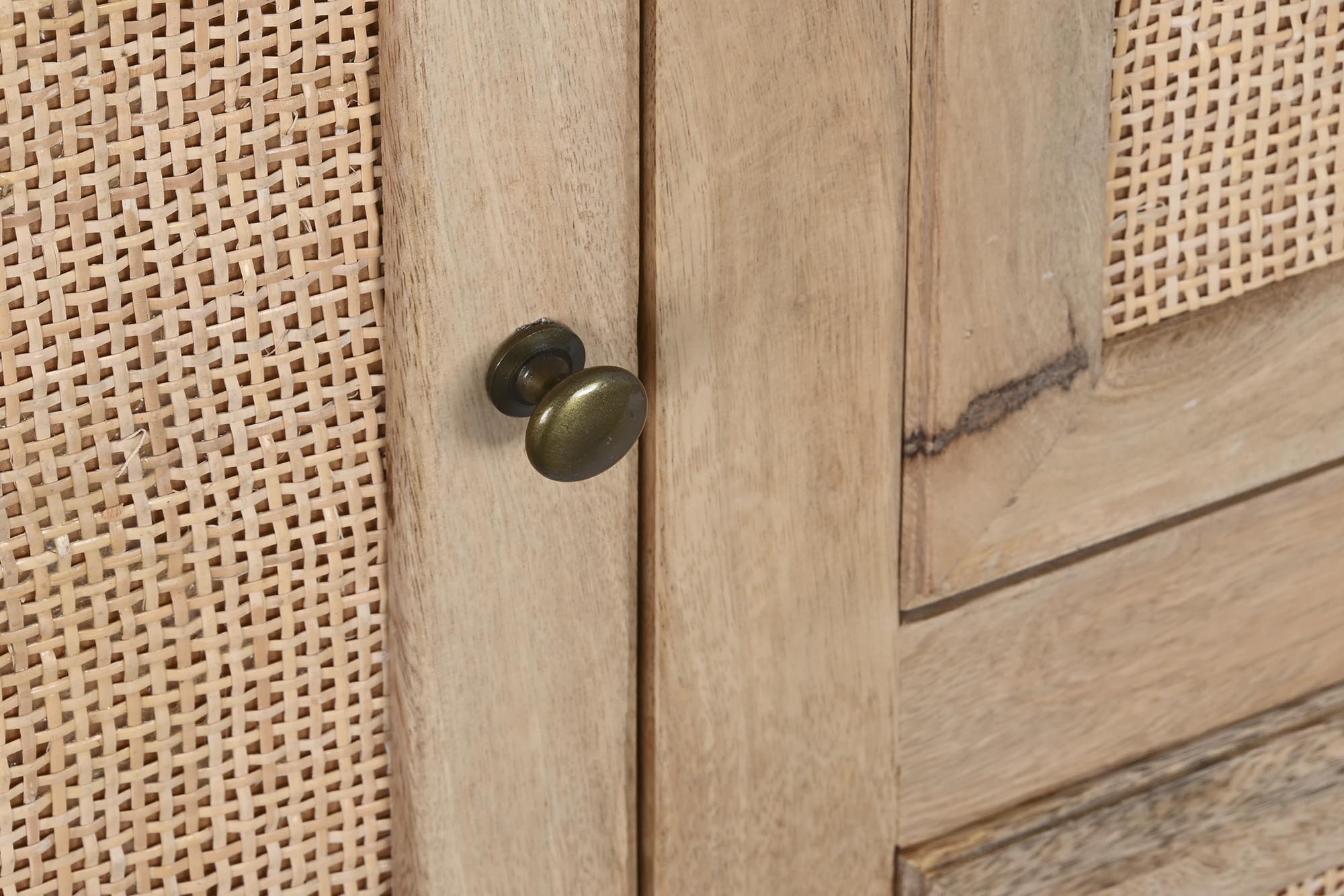 BUFFET MANGO RATAN 180X40X90 MARRON